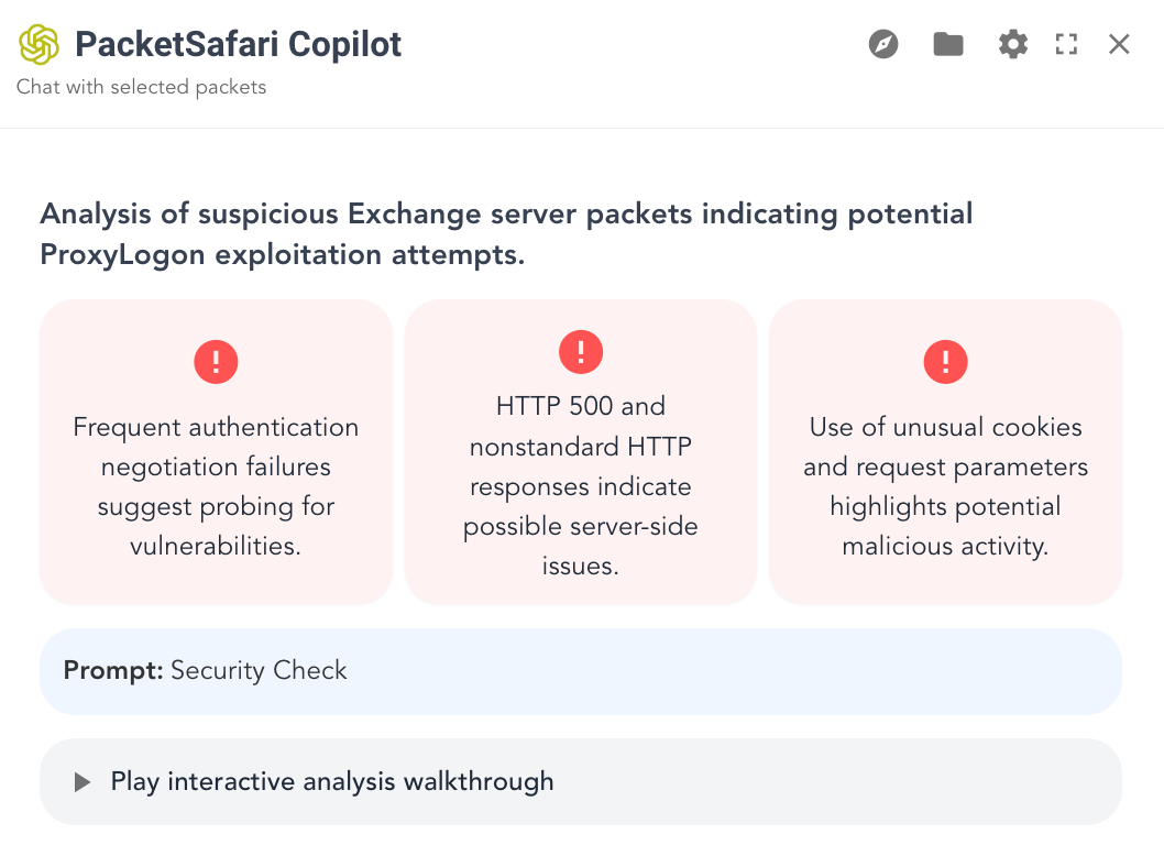 Packet Safari Analyzer